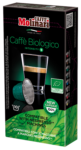 Molinari itespresso Bio 100% Arabica coffee capsules for Nespresso ...