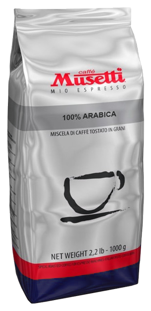 Musetti Espresso 100% Arabica coffee beans 1000g - DeliCo - Coffee Online